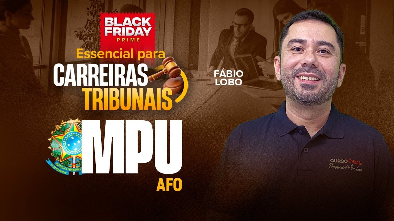 BLACK FRIDAY PRIME | AFO | PROF. FÁBIO LOBO - YouTube