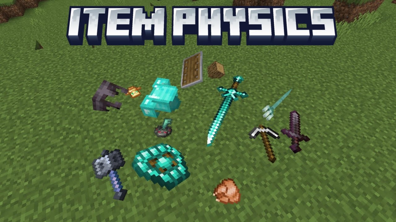 ⛏️ Realistic Item Add-on Minecraft Bedrock 1.21+ || [Cre:LordRaiyon ...