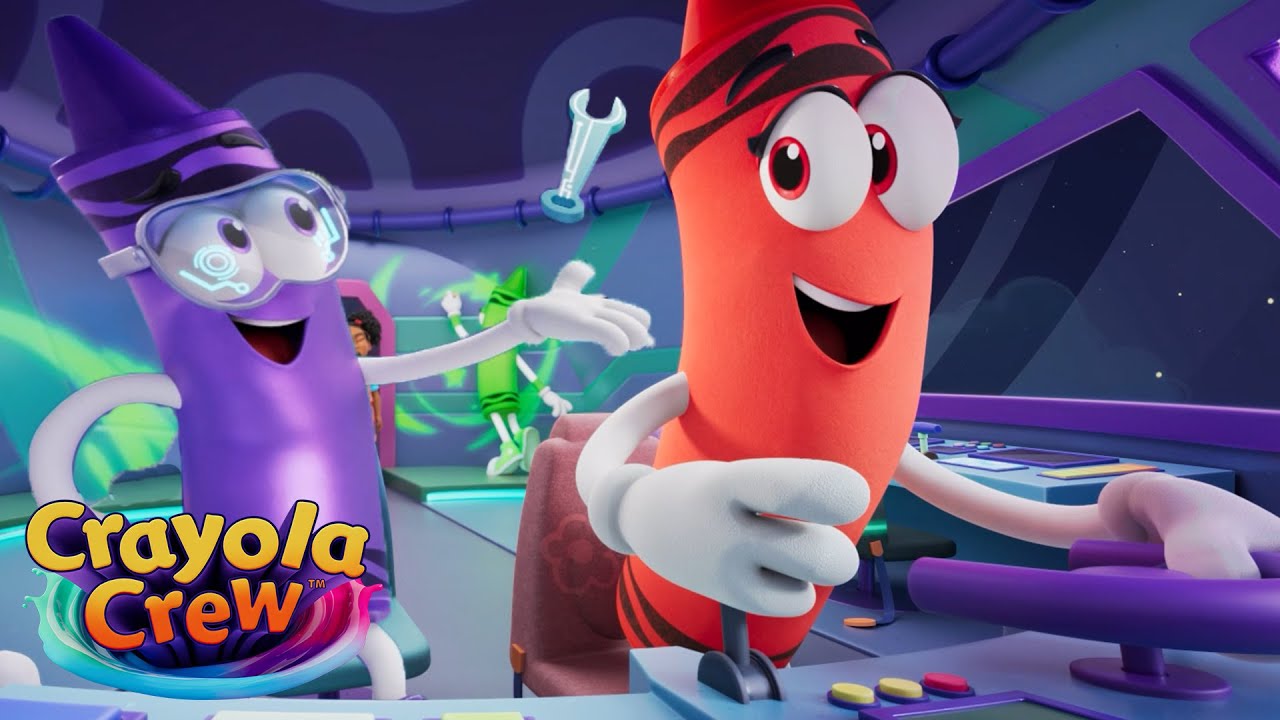 Zero Gravity Spaceship Fun!! + MORE ADVENTURES | Crayola Crew | Fun ...