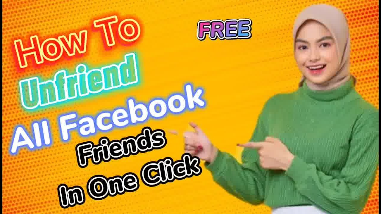 How To Unfriend All Facebook Friends In One Click | Delete All Friend ...
