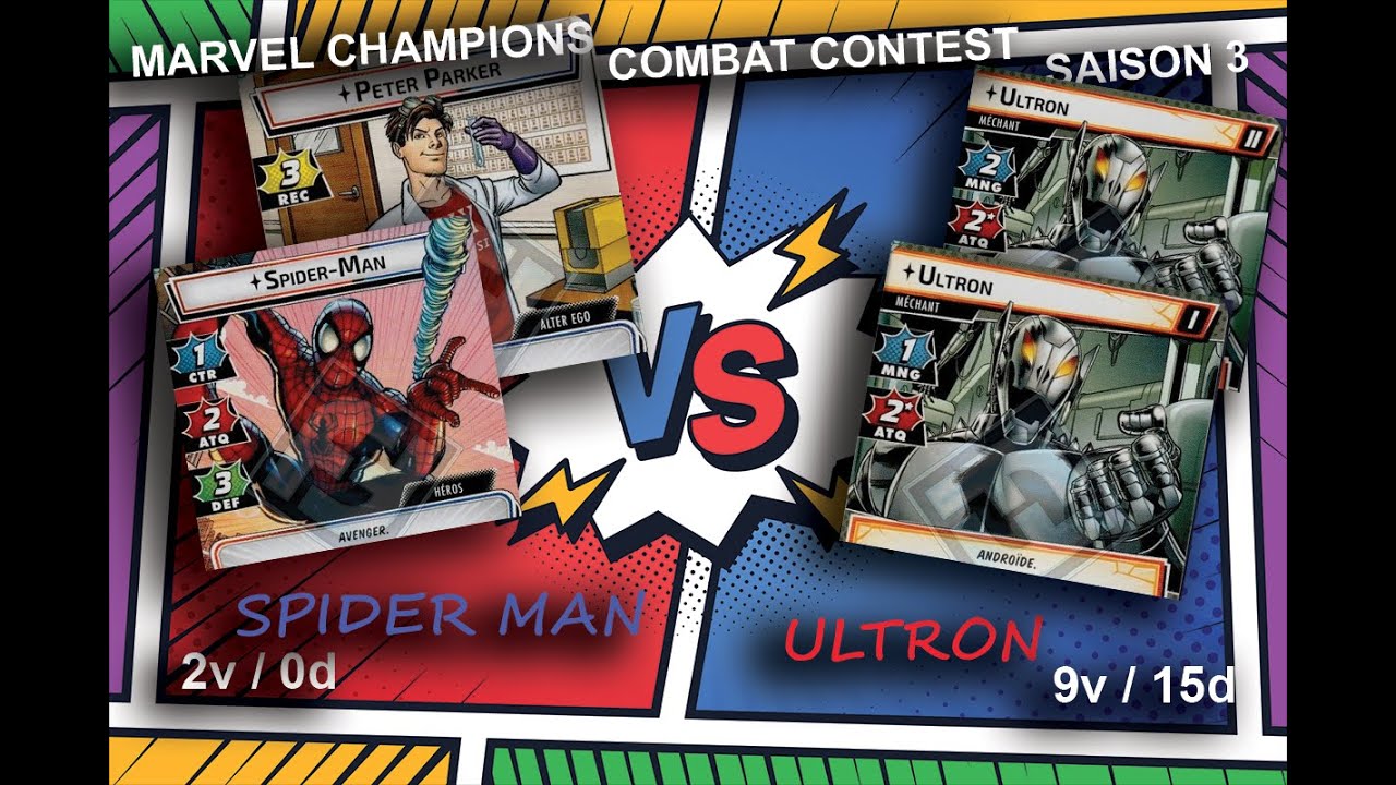 ULTRON vs SPIDER MAN [ Marvel Champions Combat Contest - S03 - Ep 25 ...