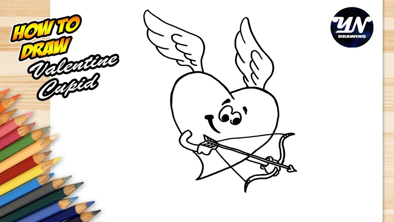 How to Draw Valentine Cupid - YouTube