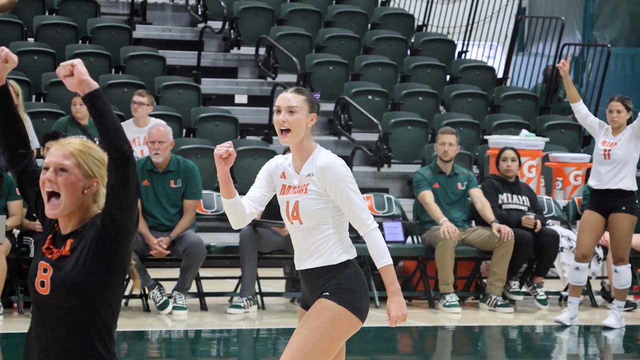 Canes Volleyball Senior Features: Angela Grieve - YouTube
