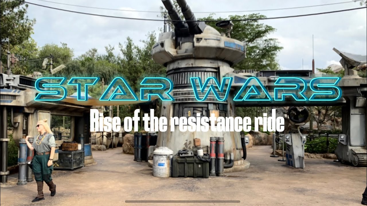 Star Wars - rise of the resistance ride @ Disney Hollywood studios ...
