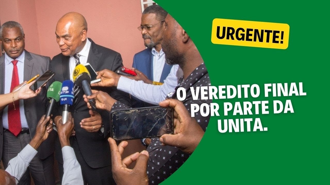 PRESIDENTE DA UNITA ADALBERTO COSTA JÚNIOR FALA A NAÇÃO - YouTube