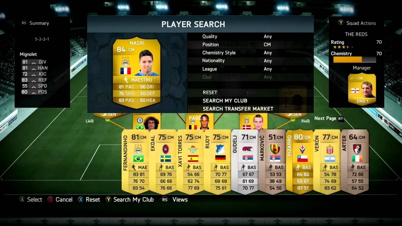 My Fifa 14 Ultimate Team setup!!! - YouTube