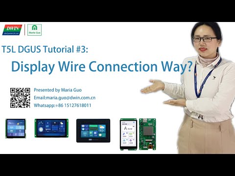 DWIN T5L DGUS Tutorial #3: Display Wire Connection Way? - YouTube