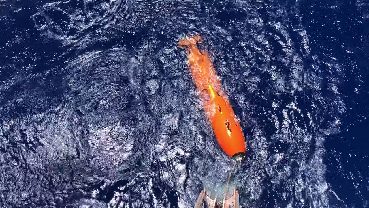 KM HUGIN 6000 AUV Recovery - YouTube