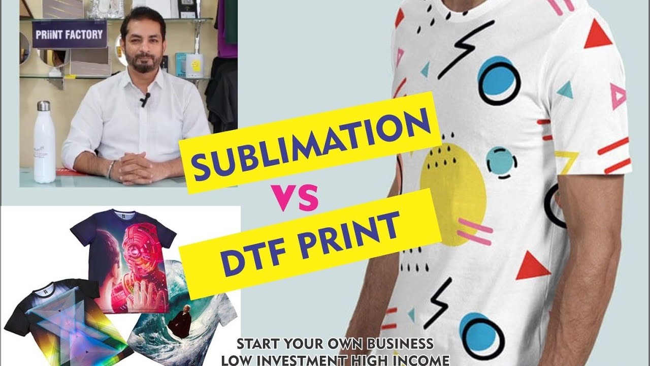 DTF vs Sublimation I DTF Printing I Sublimation Printing #dtfprinter # ...