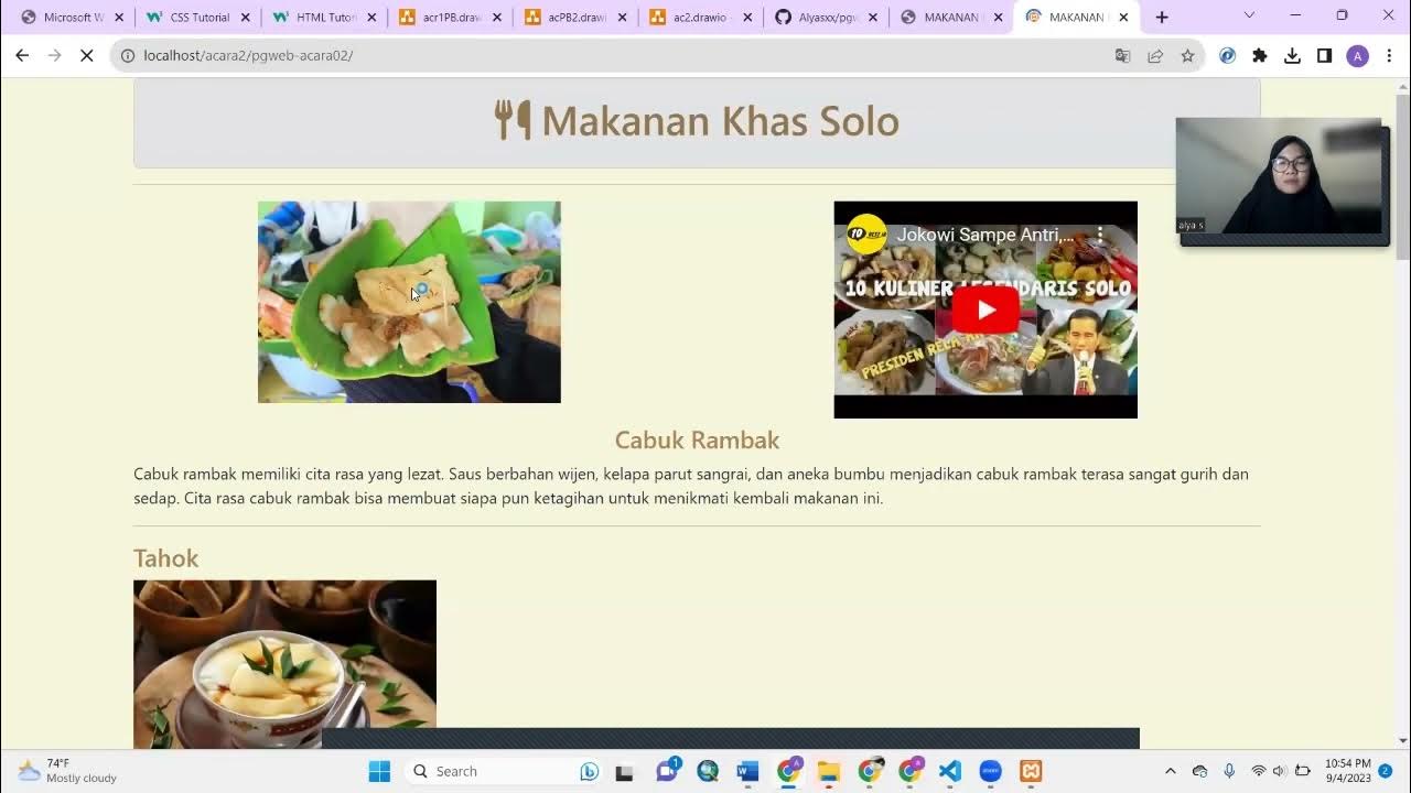 PGWEB Acara 2 HTML dan CSS - YouTube