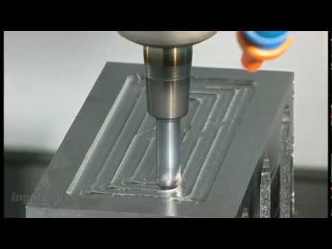 Solid Carbide Hi-Feed End Mill Contour Milling 4140 Steel - YouTube