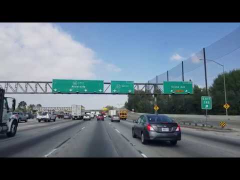 CA-60 Freeway to I-10 Freeway via SR-57 Freeway North, California - YouTube