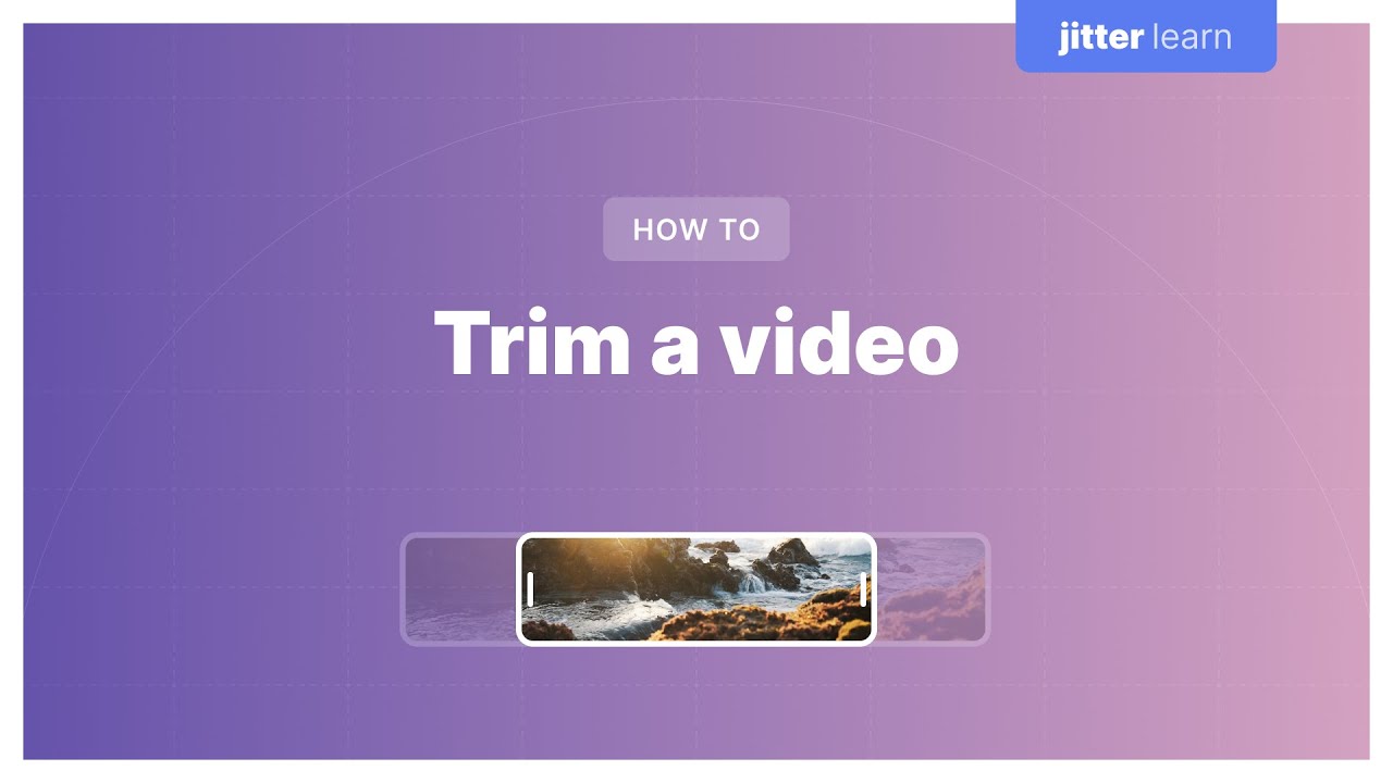 How to trim a video - YouTube