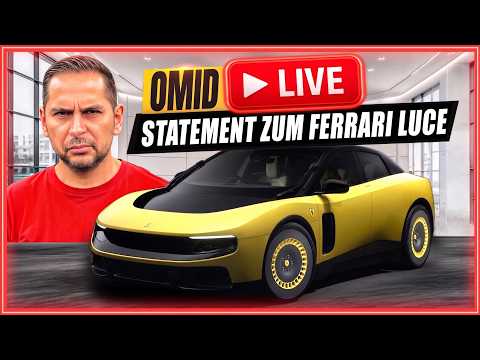 Omid zerlegt den Ferrari Luce LIVE! Omid das erste Mal LIVE ungeschnitten und unzensiert!