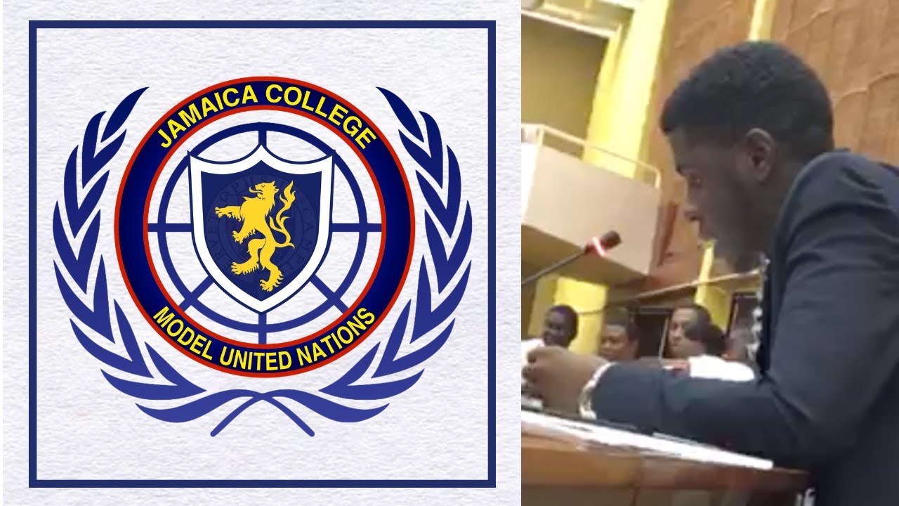 Jamaica College Model United Nations - Winning Speech by Fabian Morris ...