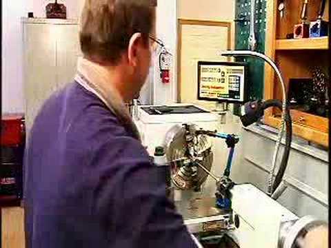 Barrel Chambering -- Set-Up on Lathe - YouTube