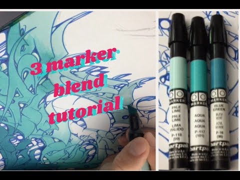 3 Marker Blend Tutorial - YouTube