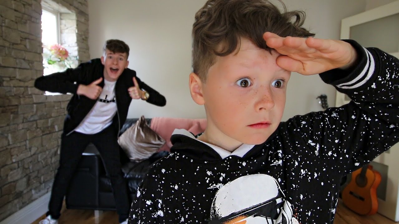 HIDE AND SEEK WITH LITTLE BROTHER! (In OUR House) - YouTube