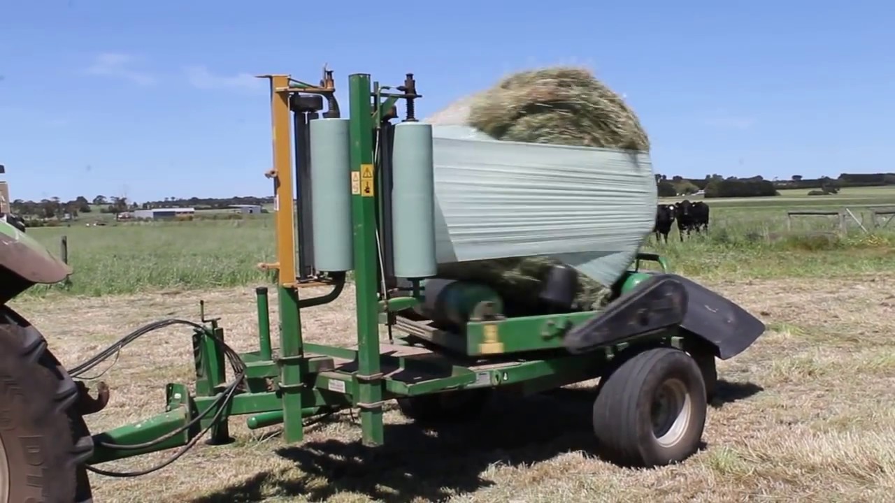 Aero Wrap - second generation silage wrap in Victoria, Australia - YouTube