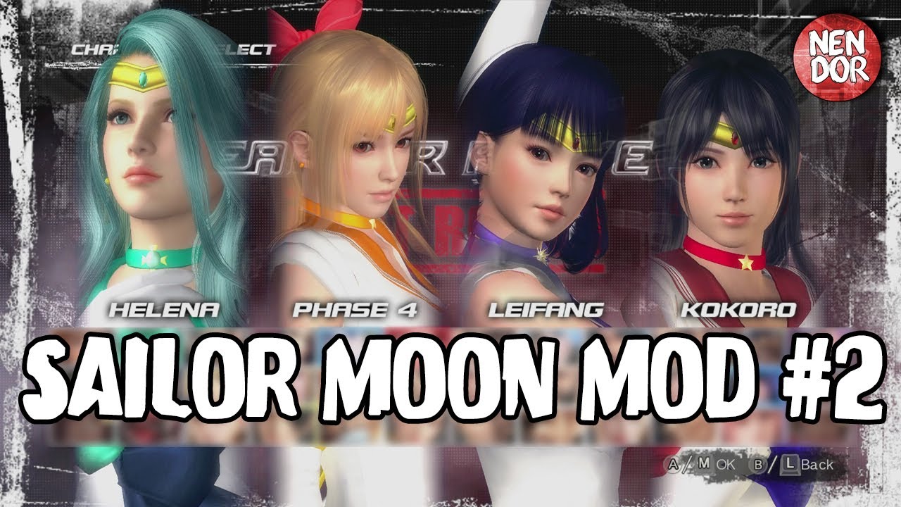 Dead or Alive 5: Last Round | Sailor Moon MOD #02 | Sexy! - YouTube