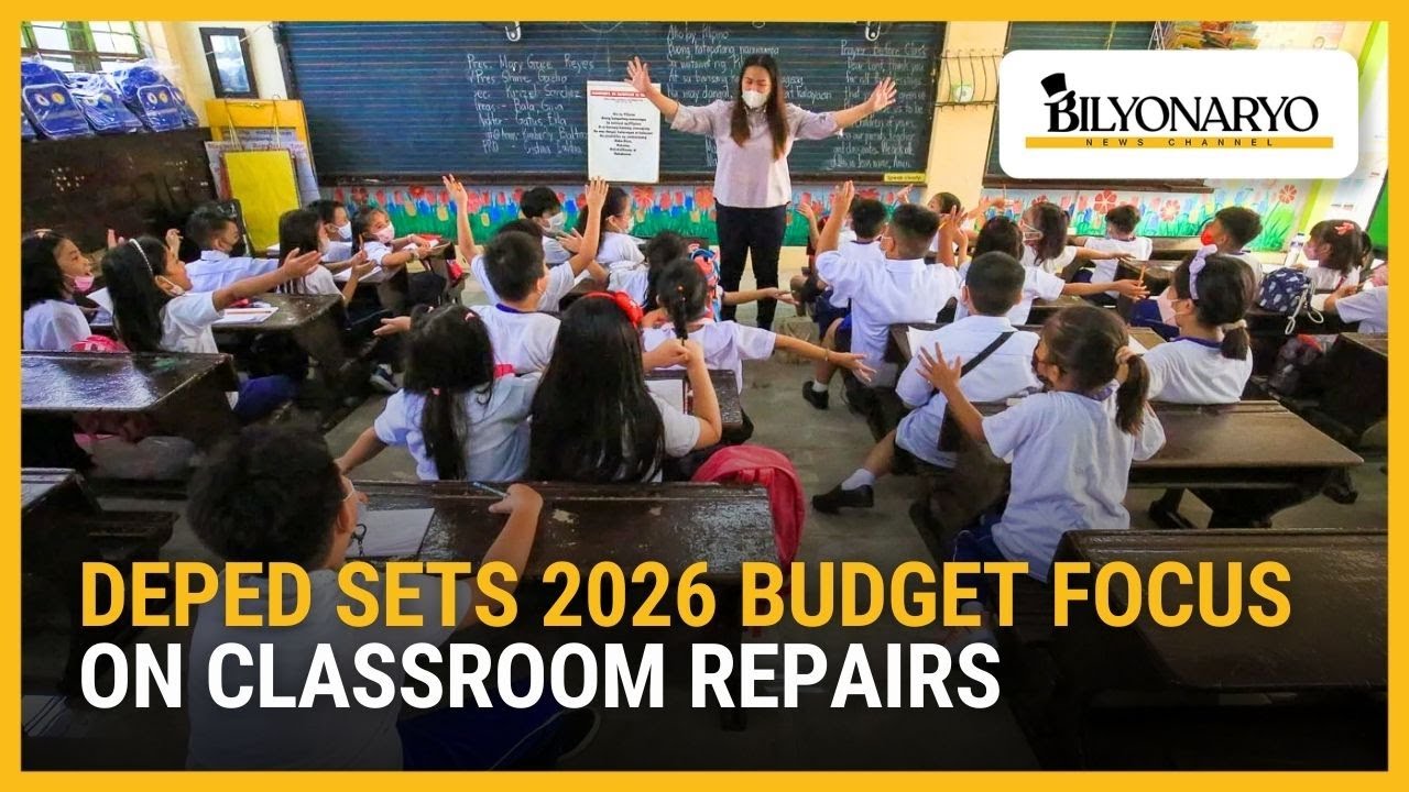 DepEd sets 2026 budget focus on classroom repairs | Business 360 - YouTube