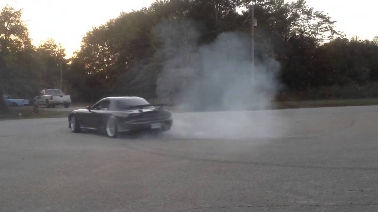 Ricer Burnout rx7 - YouTube
