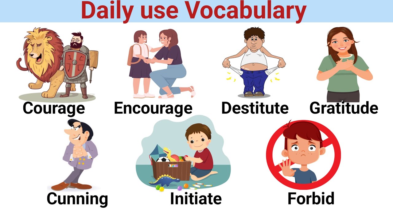 Important English Verbs vocabulary | Useful Daily use words with ...