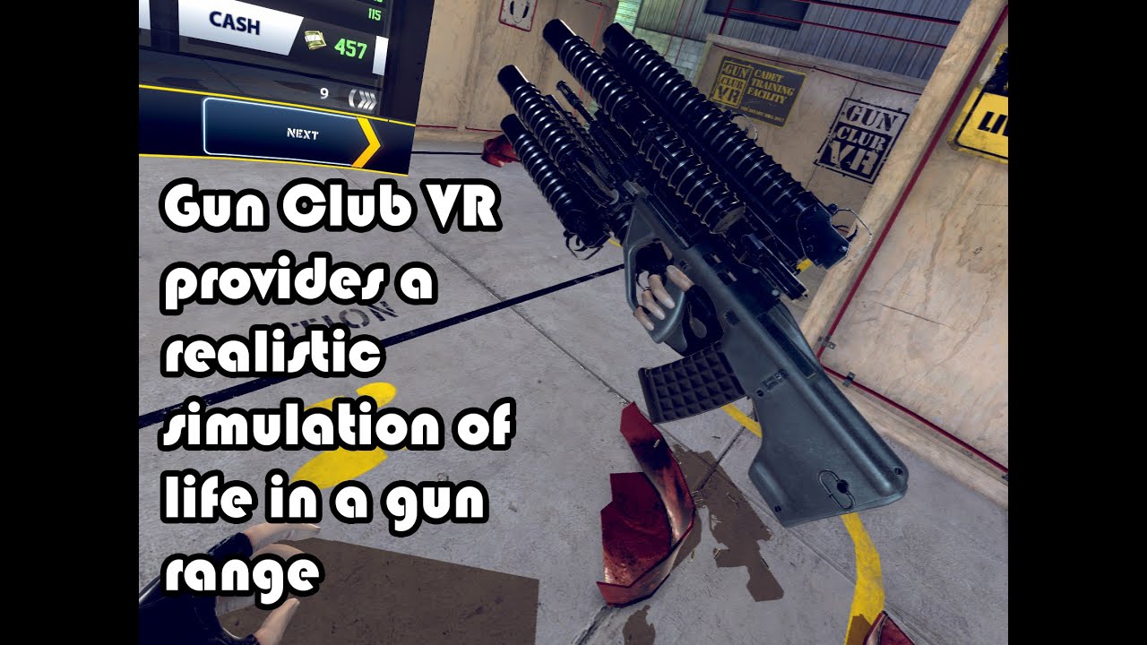 Gun Club VR provides a realistic simulation of life in a gun range ...