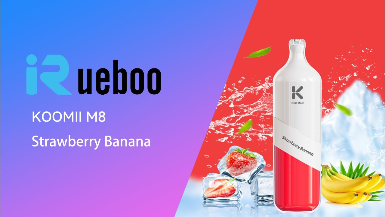KOOMII M8 Disposable Vape | With A Built-in 1000mAh Battery | Rueboo ...
