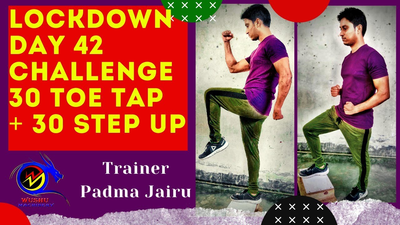 TOE TAP + STEP UP challenge taken by Wushu Machinery athletes during ...