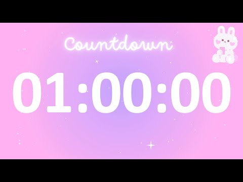 Uyarı Sesli 1 Saat Kronometre ⏱️​ Zamanlayıcı | Geri Sayım | Countdown