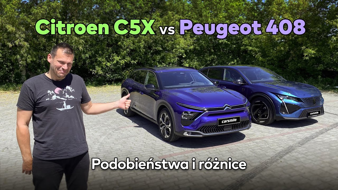 Citroen C5X vs Peugeot 408 - YouTube