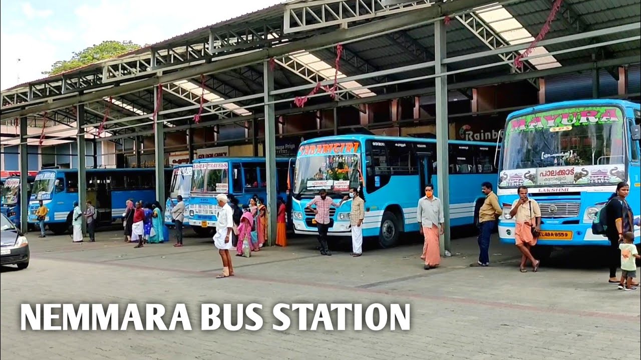 Nemmara Bus Stand, Palakkadu District, Kerala, Nemmara ksrtc Bus - YouTube