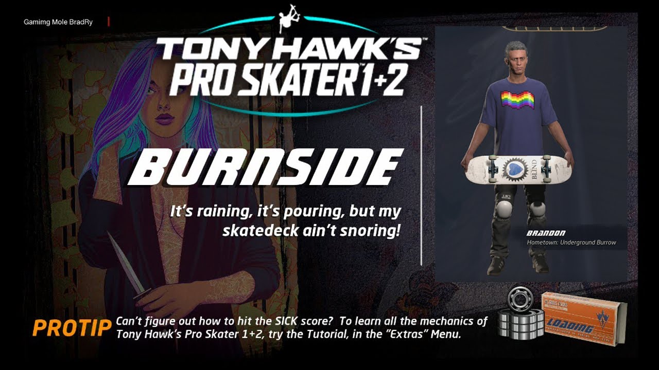 Tony Hawk's Pro Skater 1+2 - Burnside - YouTube
