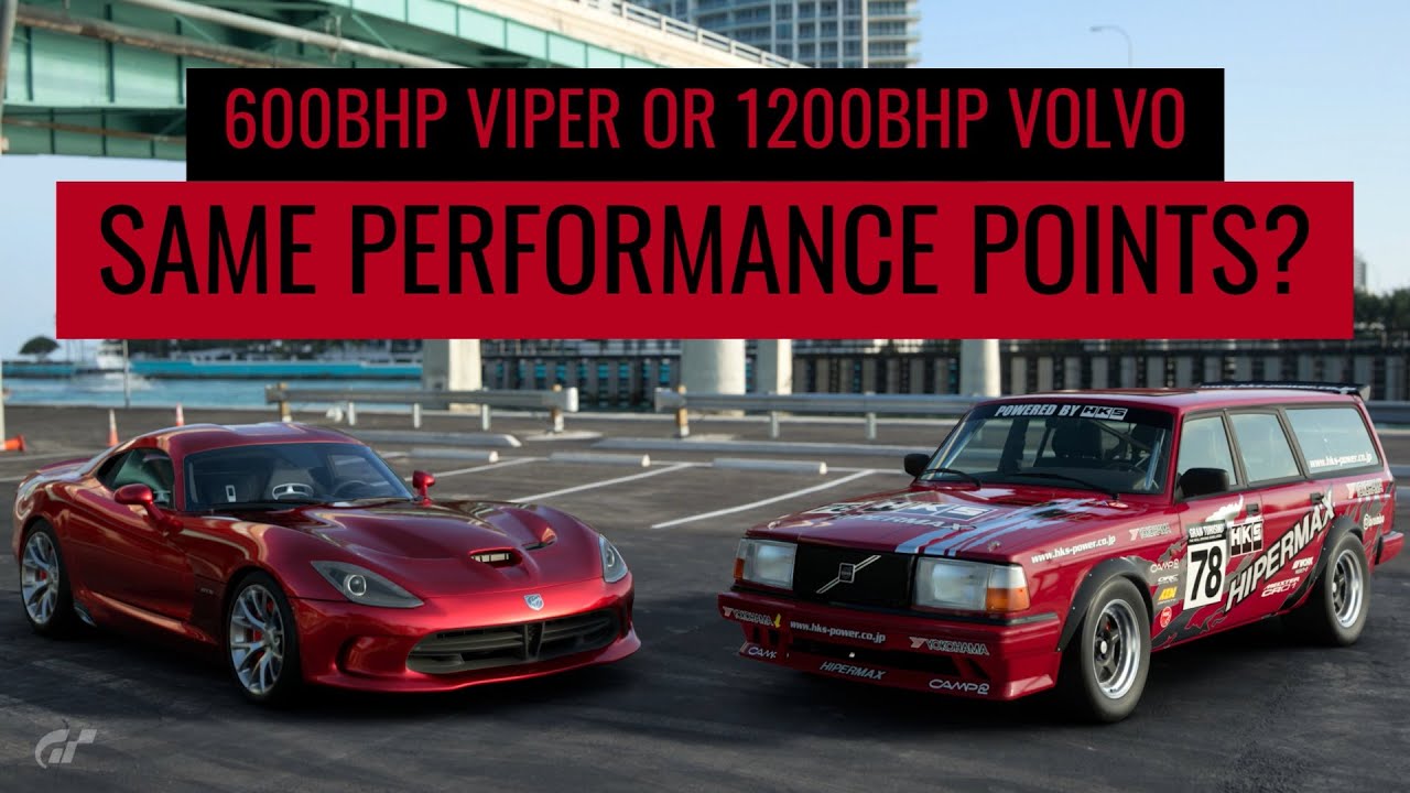 Why Some Cars Have Very Low Performance Point Ratings - Gran Turismo 7 ...