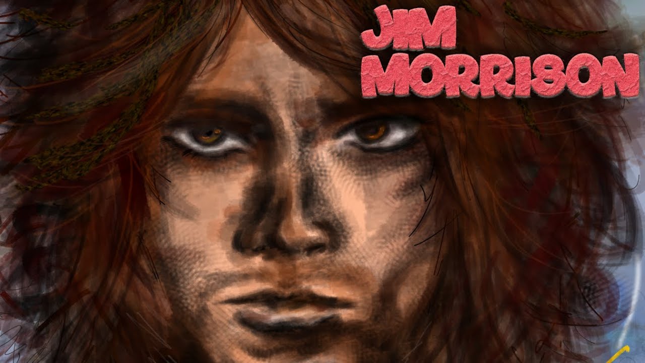 Jim Morrison speed drawing - YouTube