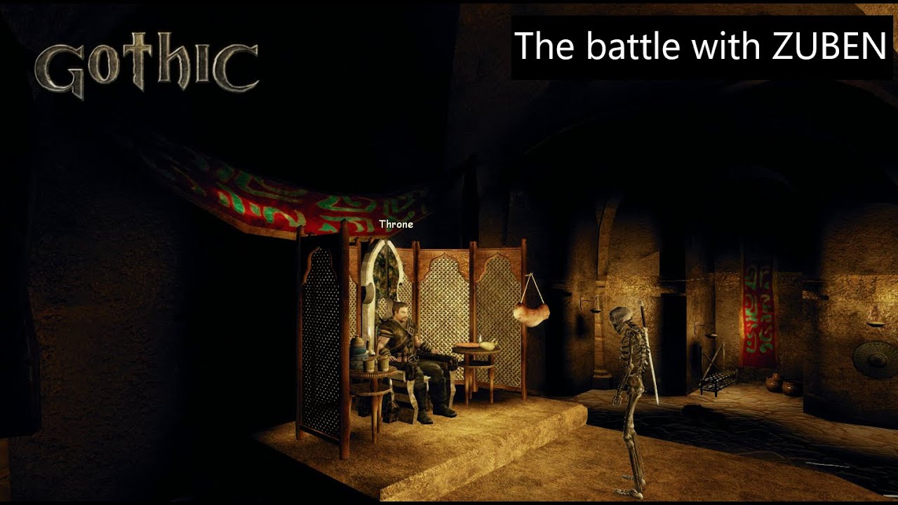 Gothic 3 - Invading Zuben's, the avatar of Beliars palace in Isthar #gothicgame #gothic3 - YouTube