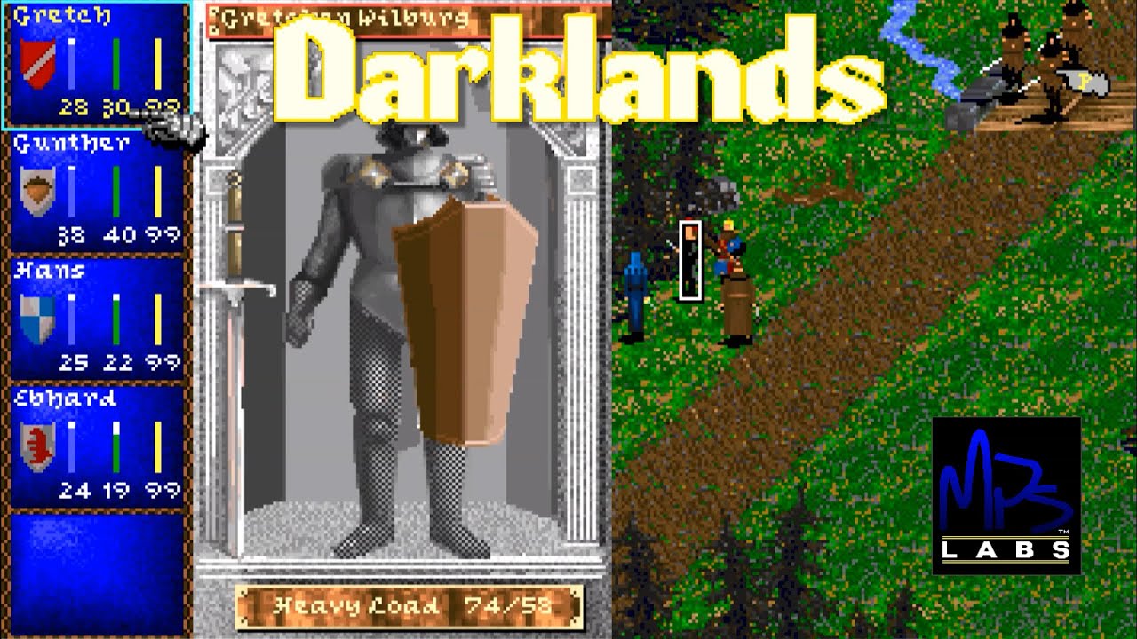 Darklands - longplay gameplay - Microprose MPS, 1992 - PC / DOS - fantasy RPG - open world CRPG ...
