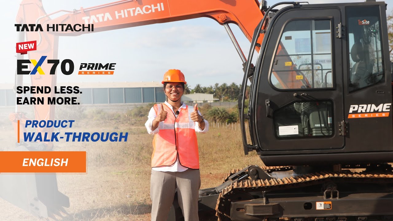 Introducing the all new EX70 Prime Series Hydraulic Excavator - YouTube