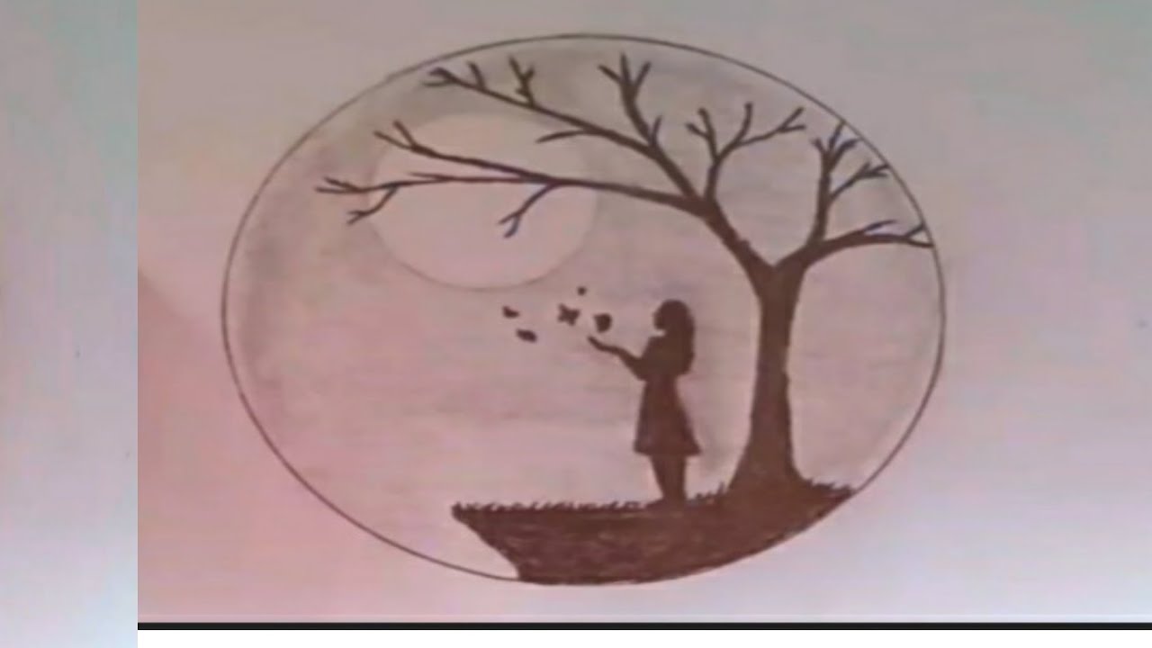 How To Draw Circle Drawing (Sad Girl) #drawing #3doodler #doodler # ...