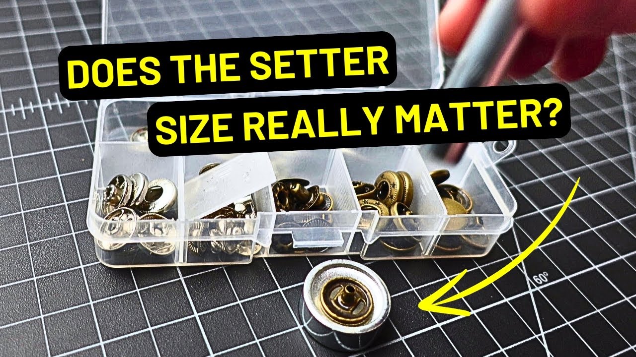 Leather Working Hardware and Setting Tools - YouTube