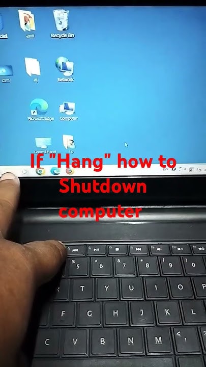 # IF Hang how to shutdown computer # shutdown computer #How to shutdown your computer - YouTube