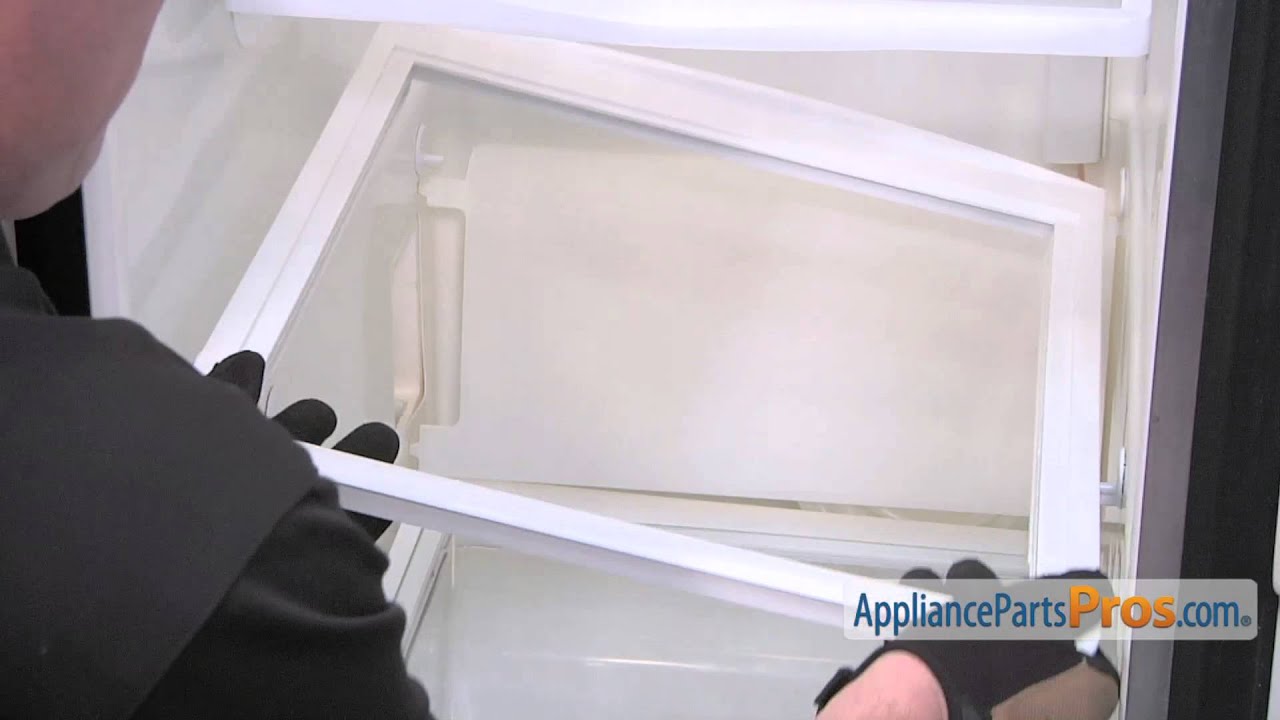 How To: Frigidaire/Electrolux Upper Crisper Pan Cover 240350702 - YouTube
