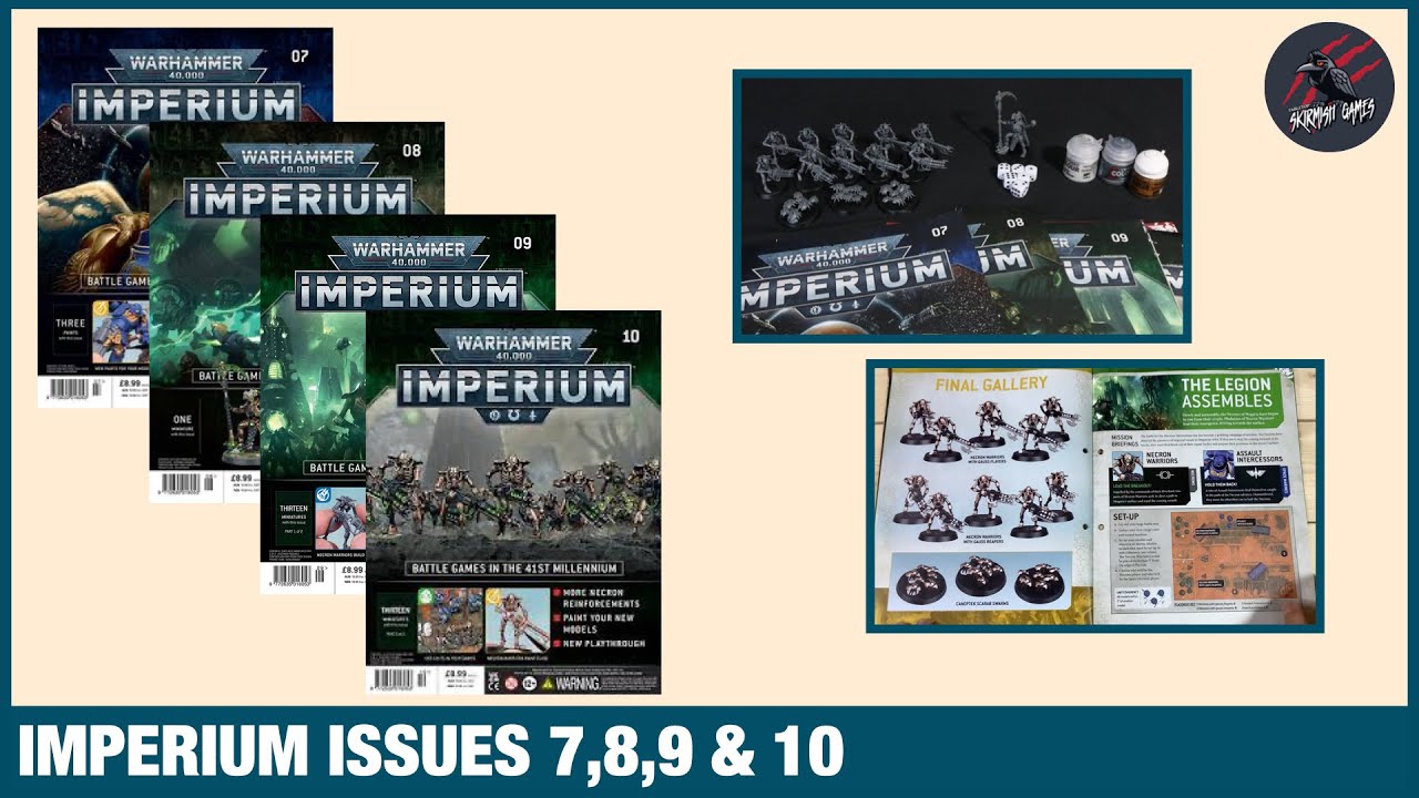 WARHAMMER 40K IMPERIUM MAGAZINE ISSUES 7,8,9 & 10 - Review & Build ...