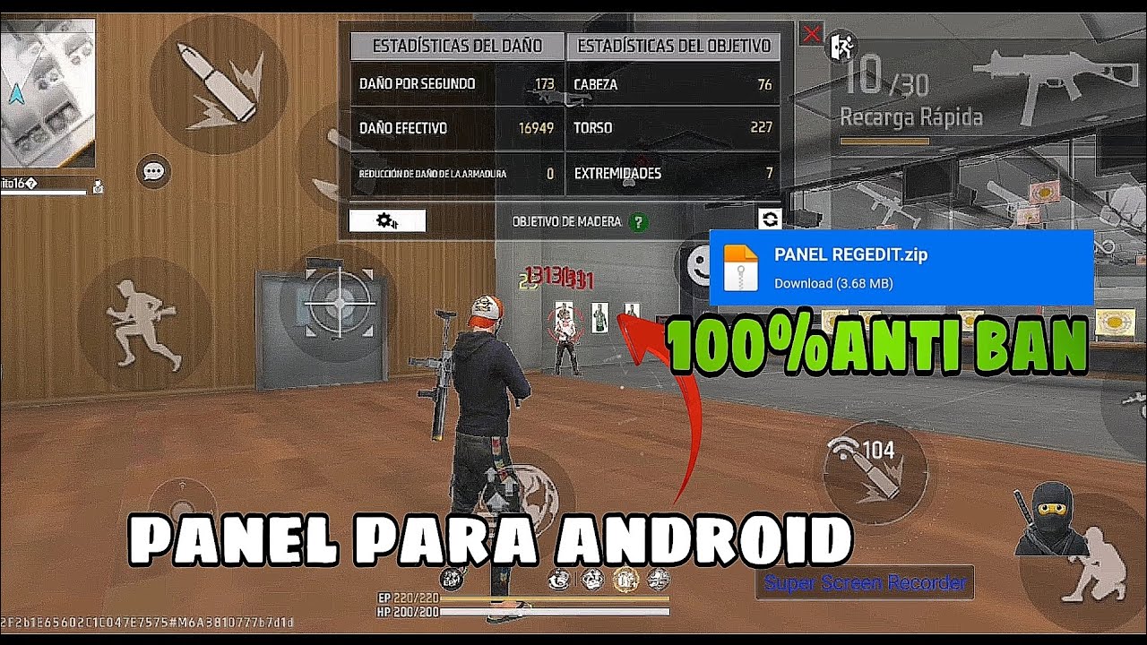 EL MEJOR PANEL PARA FREE FIRE SIN RIESGO DE BANEO 🧐🍷 - YouTube