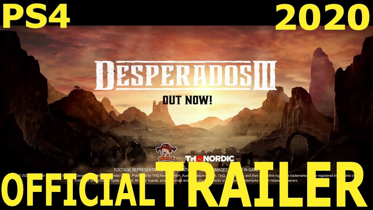 Desperados III | Launch Trailer [PS4 - 2020] (Official) - YouTube