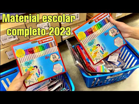 ESCOLHENDO MATERIAL ESCOLAR 2023 COMPLETO COM A MINHA PRIMA!