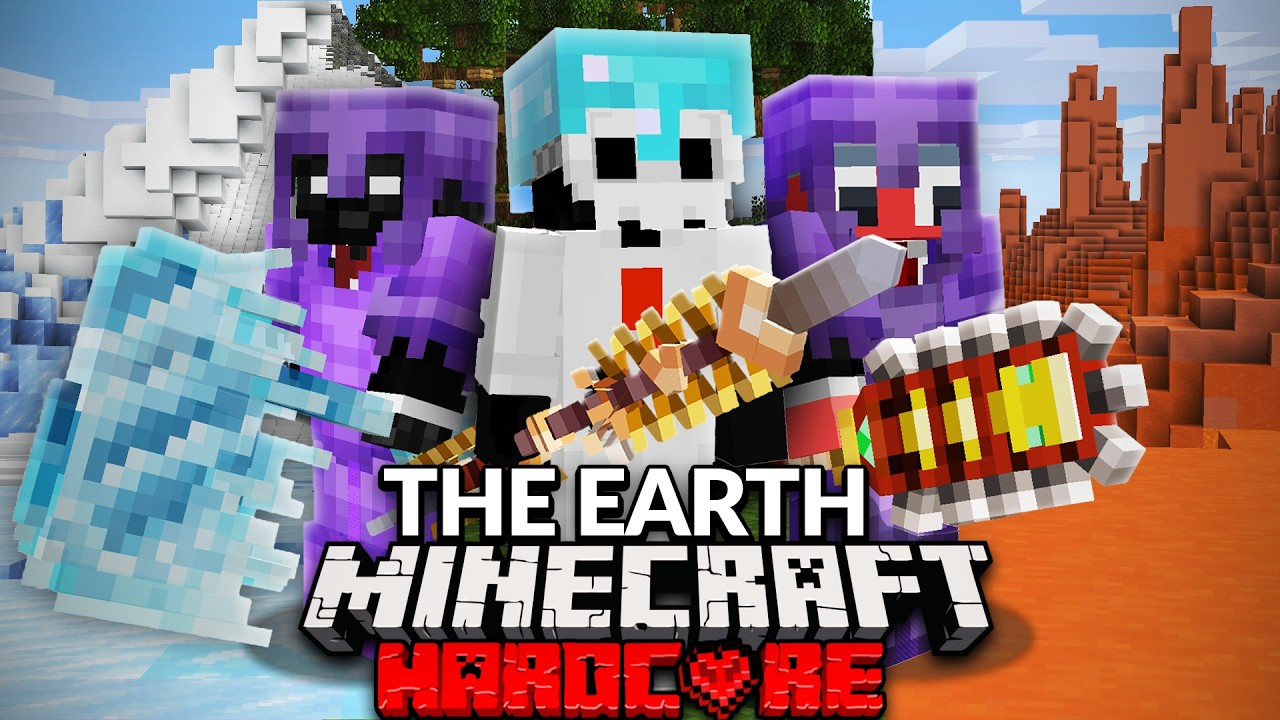 100 Players Simulate a Minecraft Earth Tournament - YouTube