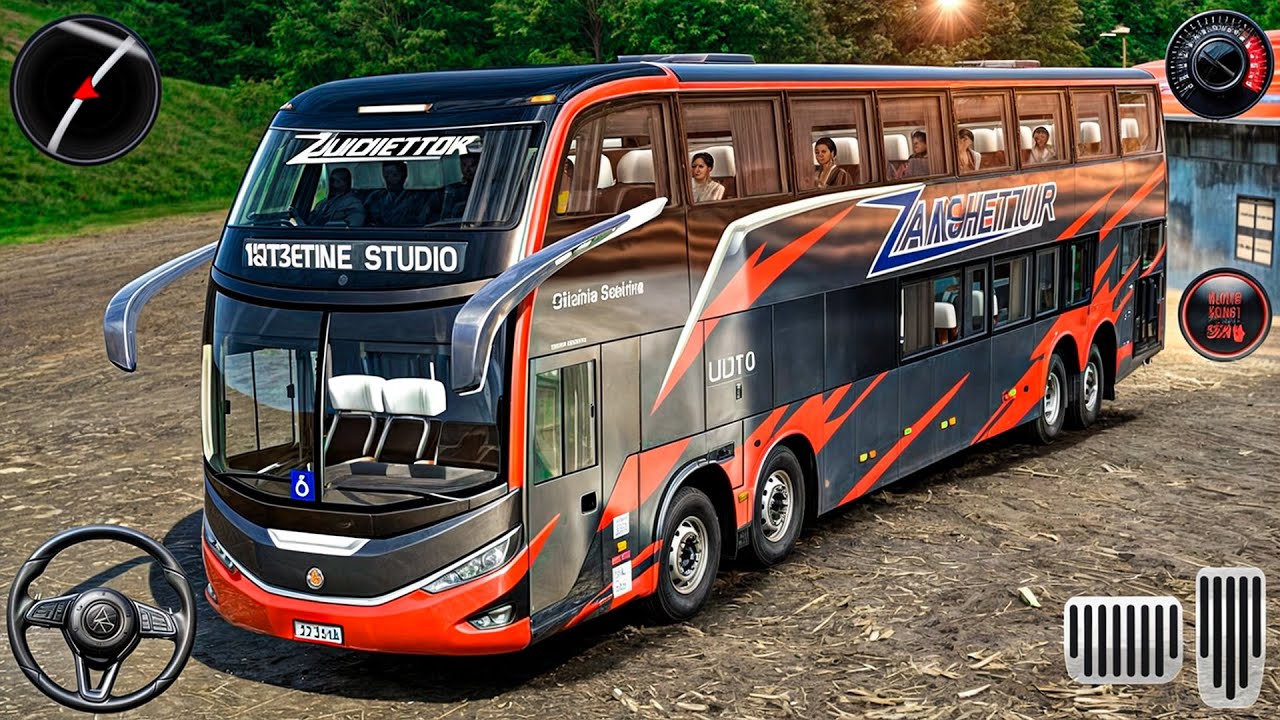 Offroad Bus Driving Bus Sim 3D: Real Coach Bus simulator 2025 | Bus ...