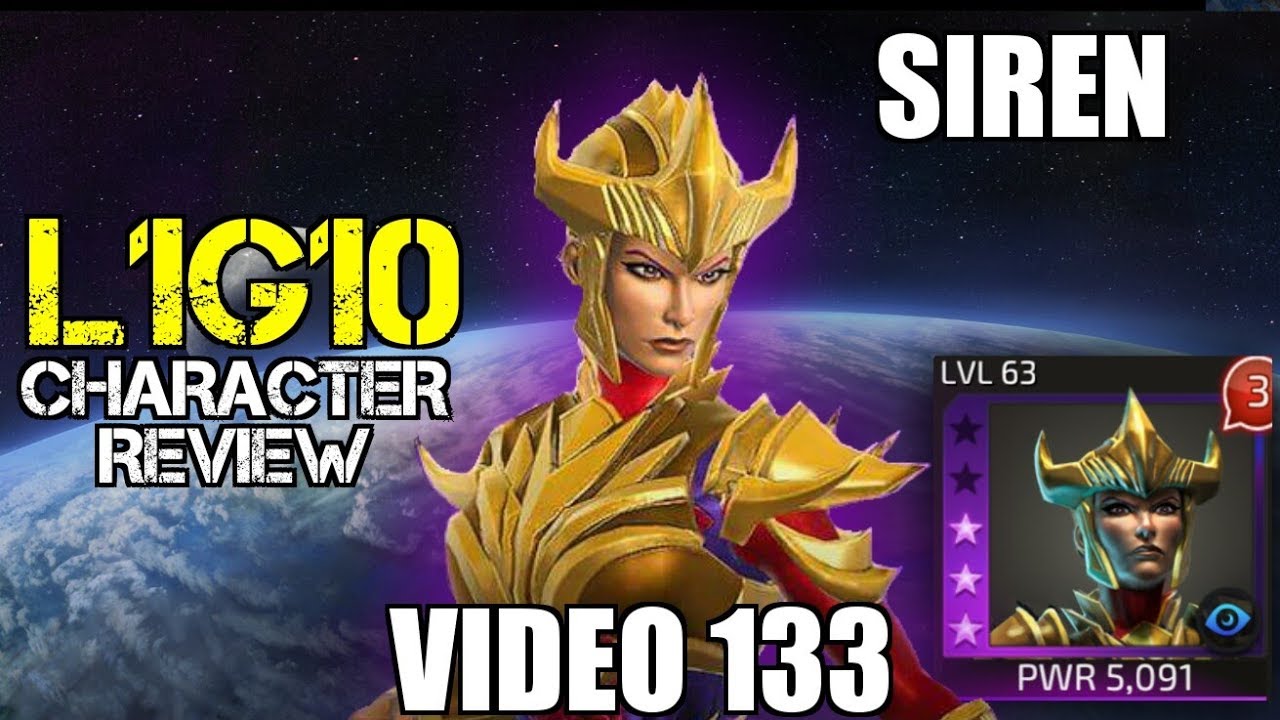 L1G10 Character Review - Legendary Siren - YouTube